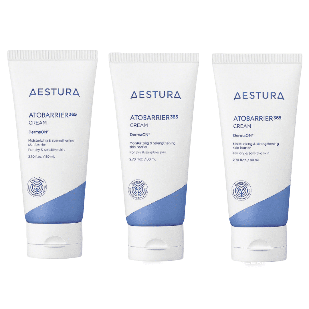 Aestura ATOBARRIER365 Cream-Korean Ceramide Moisturizer for 120-hour Hydration, 2.70 fl.oz 3 pcs ...