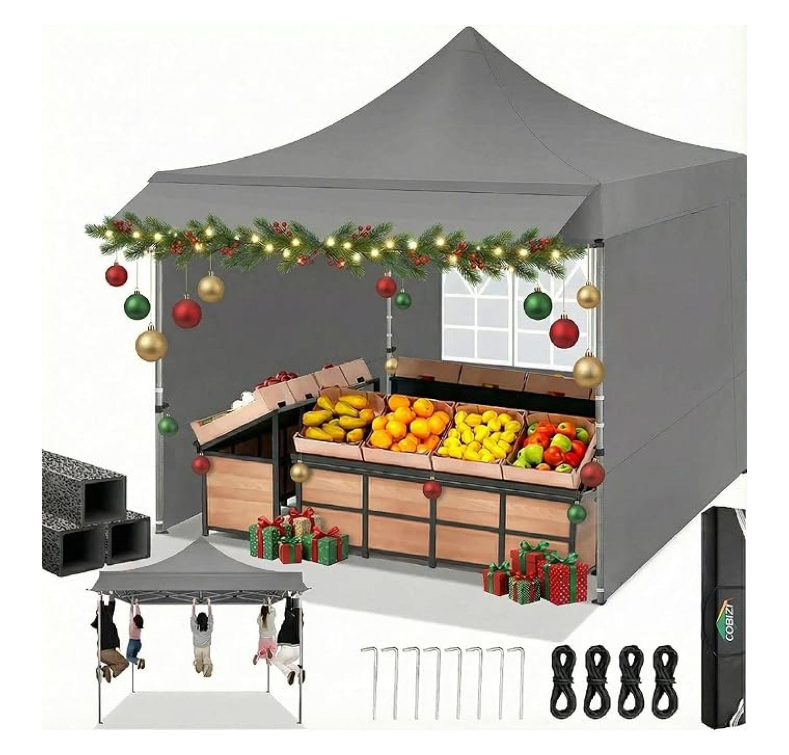 AetherLove 10x10 Pop Up Canopy Tent Heavy Duty with Sidewalls, Outdoor ...