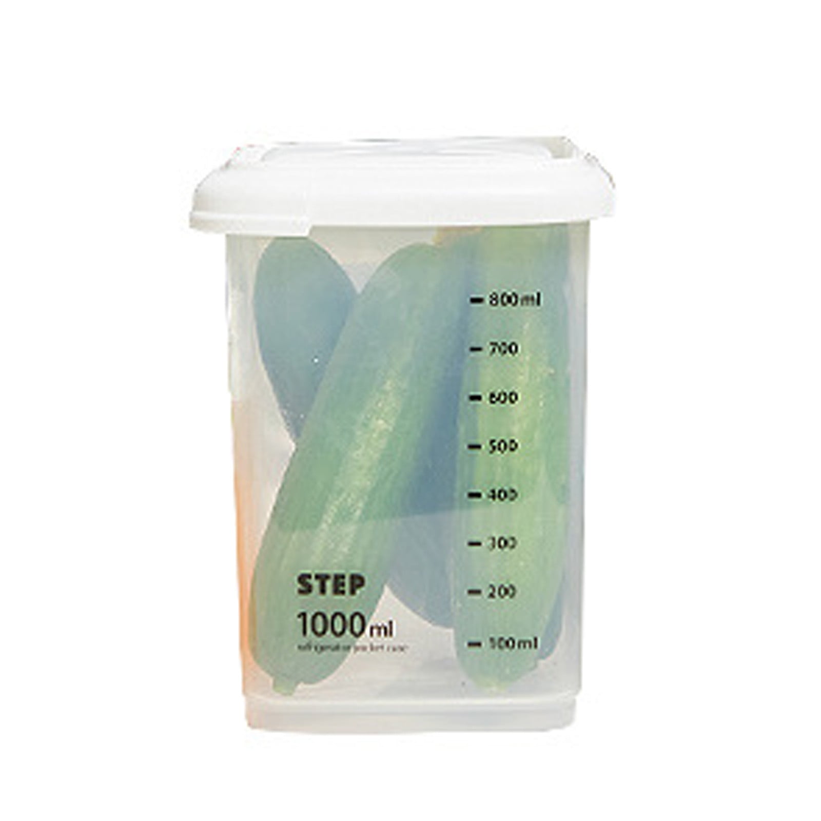 Aetherchef Airtight Kitchen Storage Jars - Transparent Plastic ...