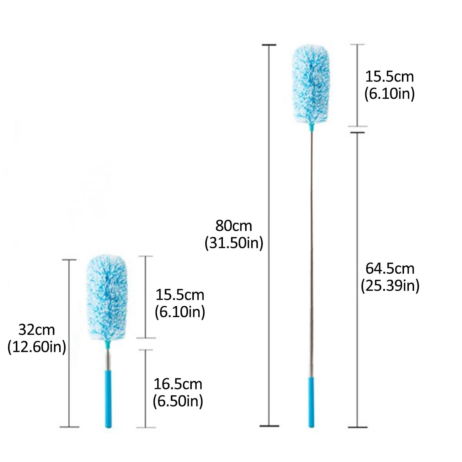 Aetherchef Extendable Microfiber Duster for High Ceiling Fans, Flexible ...