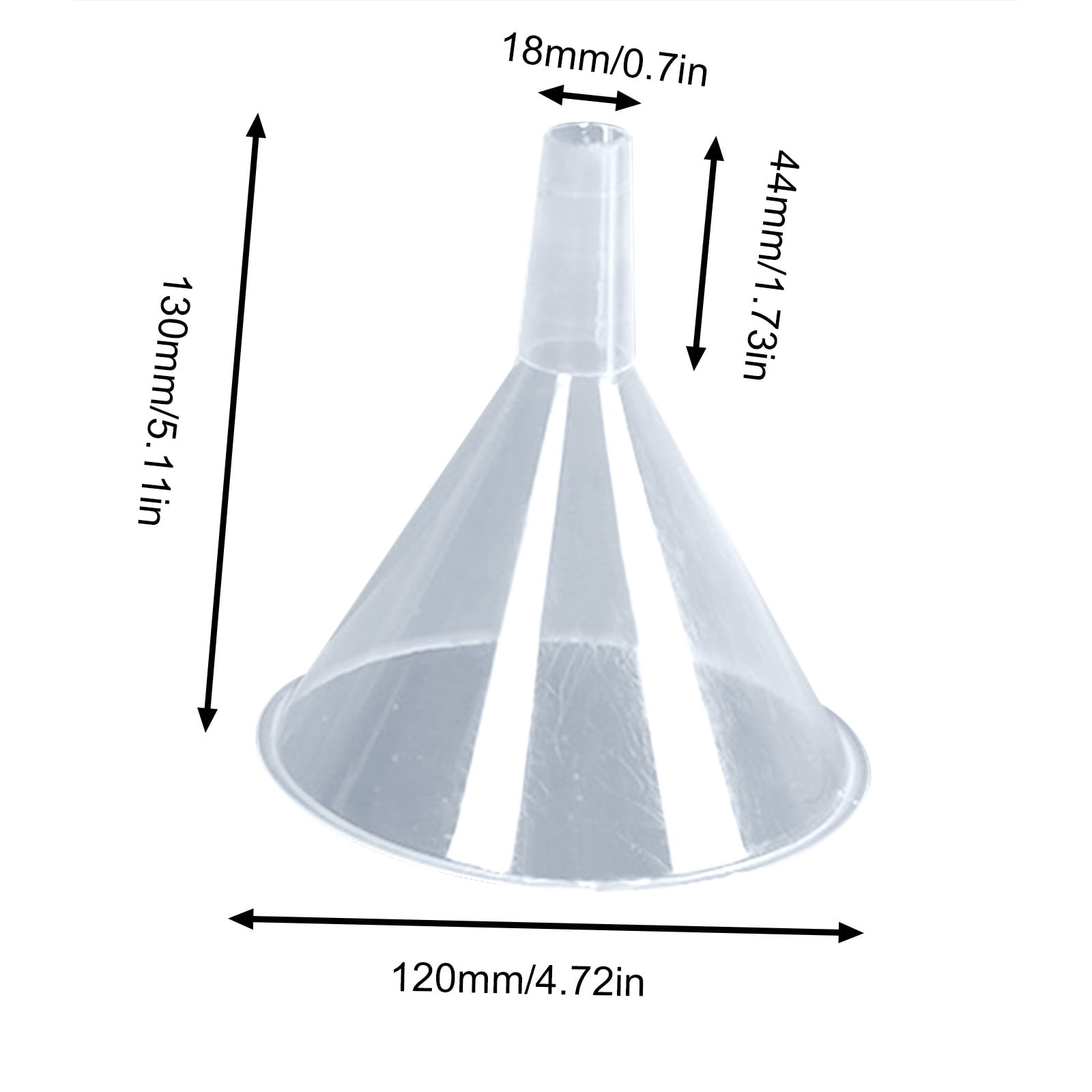 Aetherchef Long Neck Kitchen Funnel - Durable Plastic for Liquids ...