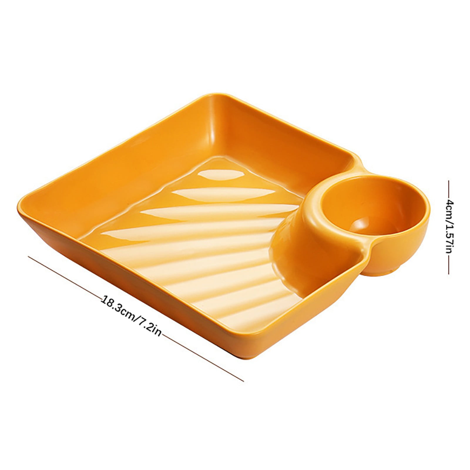 Aetherchef Stackable Dumpling Tray with Soy Sauce Compartment, Non-Slip ...