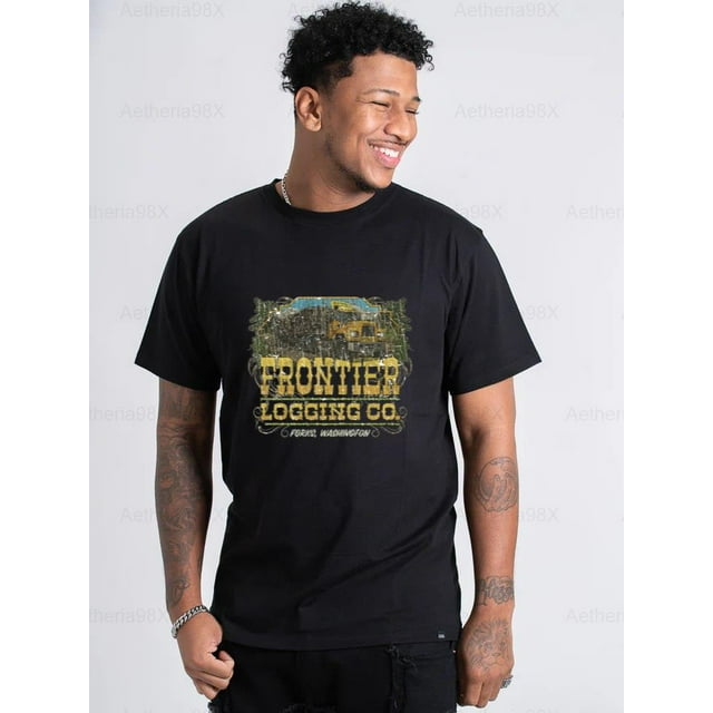 Aetheria98X Frontier Logging Co. 1965 T-Shirt Vintage Timber Industry ...