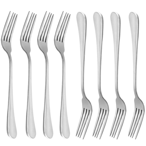 Walmart Bulk Metal Dinner Forks, 18/10 Heavy-Duty Stainless Steel Set ...