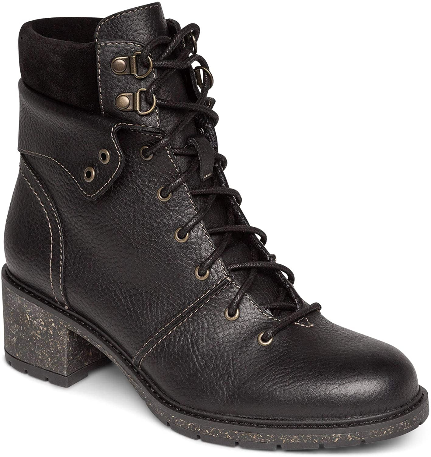 Aubry Lace Up Lug Boot - Walmart.com