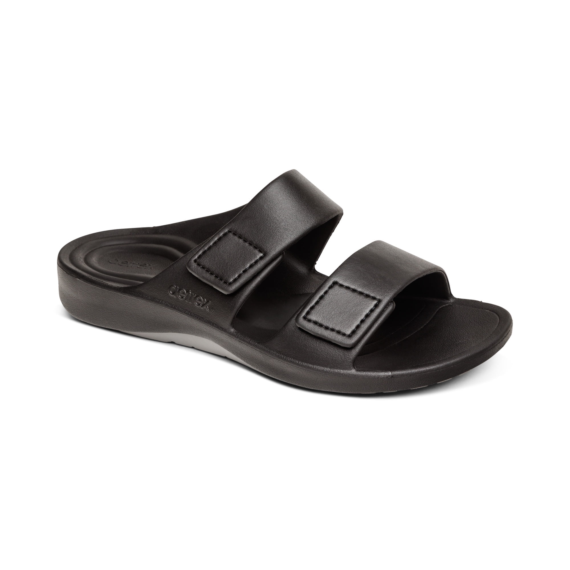 Aetrex Men's Milos Adjustable Orthopedic Slides for Men Slip On Slide ...