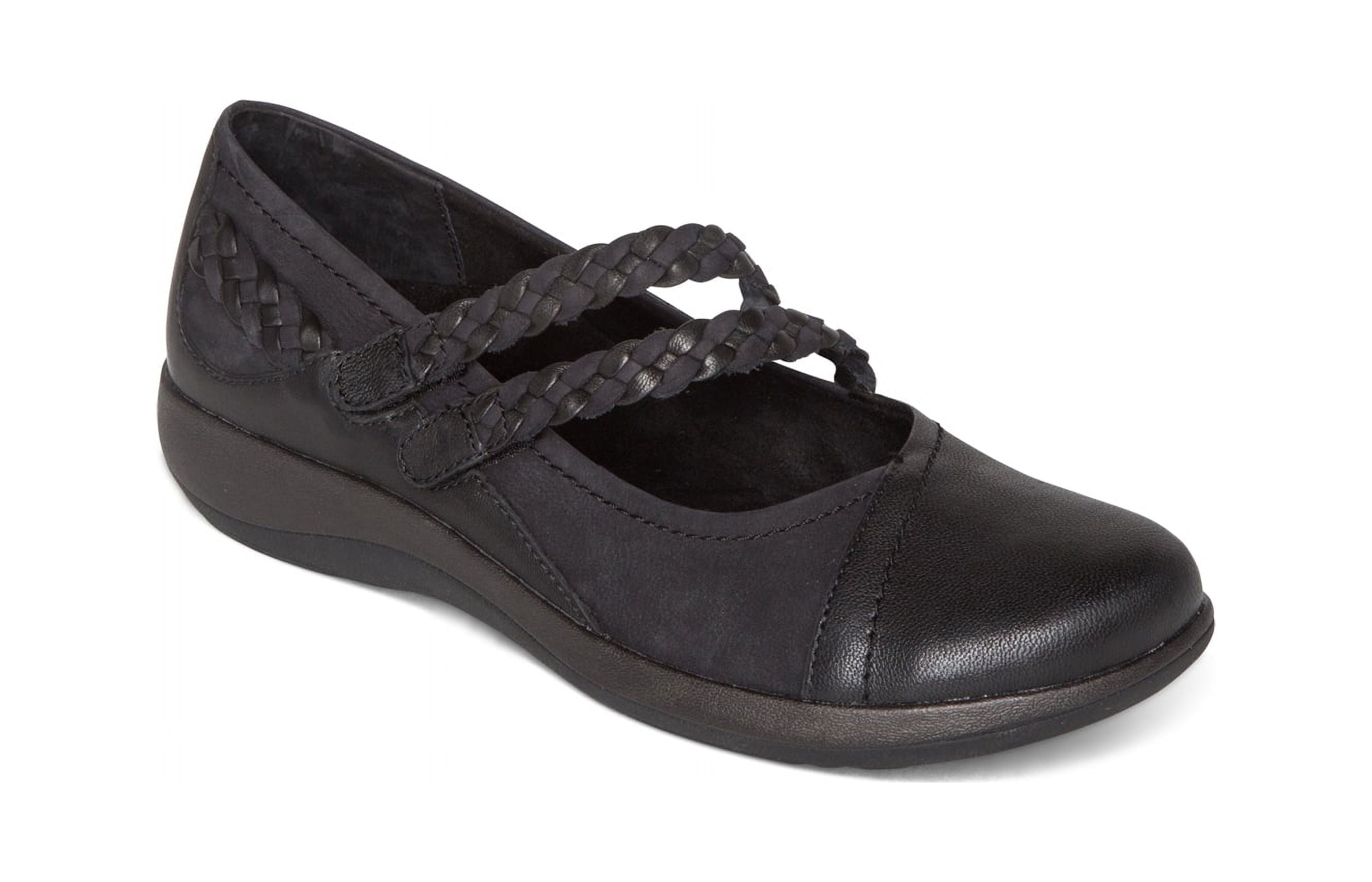 Aetrex Women's Annie Slip-On Mary Jane Shoes for Women Wide Width ...