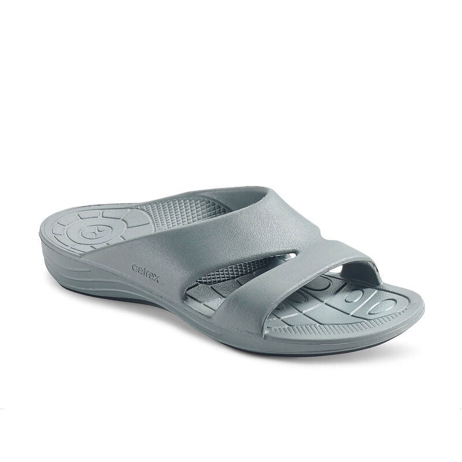 Aetrex Women's Bali Orthotic Slip On Slides for Women Non-Slip Slide ...