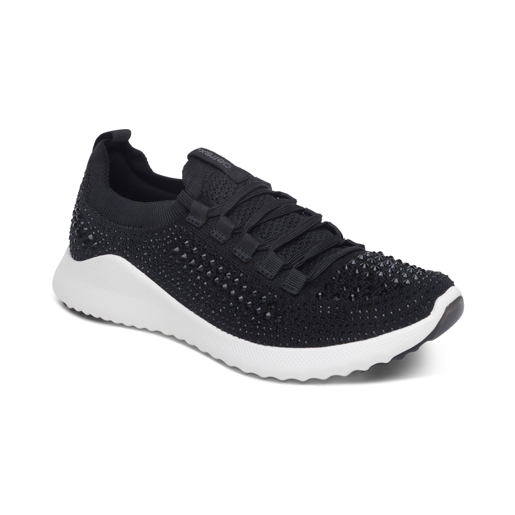 Aetrex Women's Carly Sparkle Orthopedic Arch Support Knit Sneakers for ...