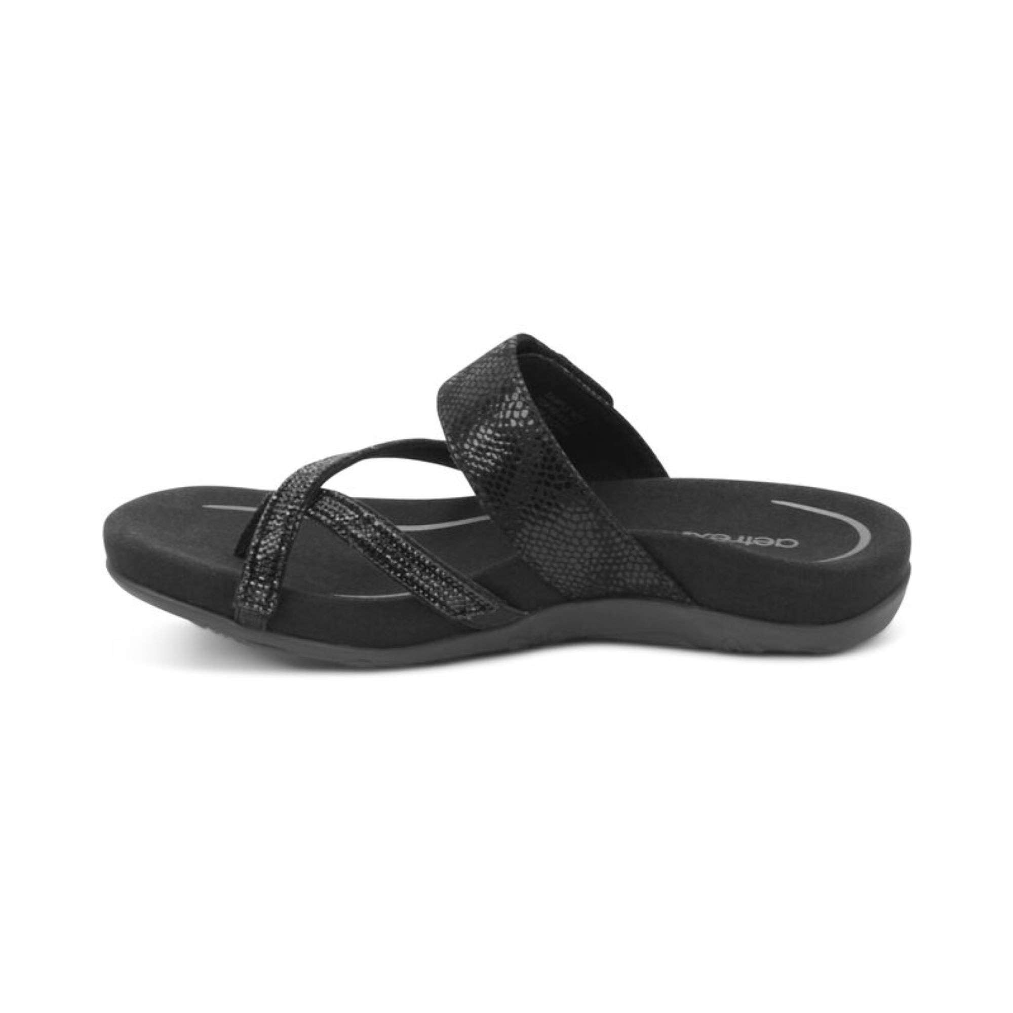 Aetrex Women's Izzy Orthopedic Slide Sandals for Women Casual Summer ...
