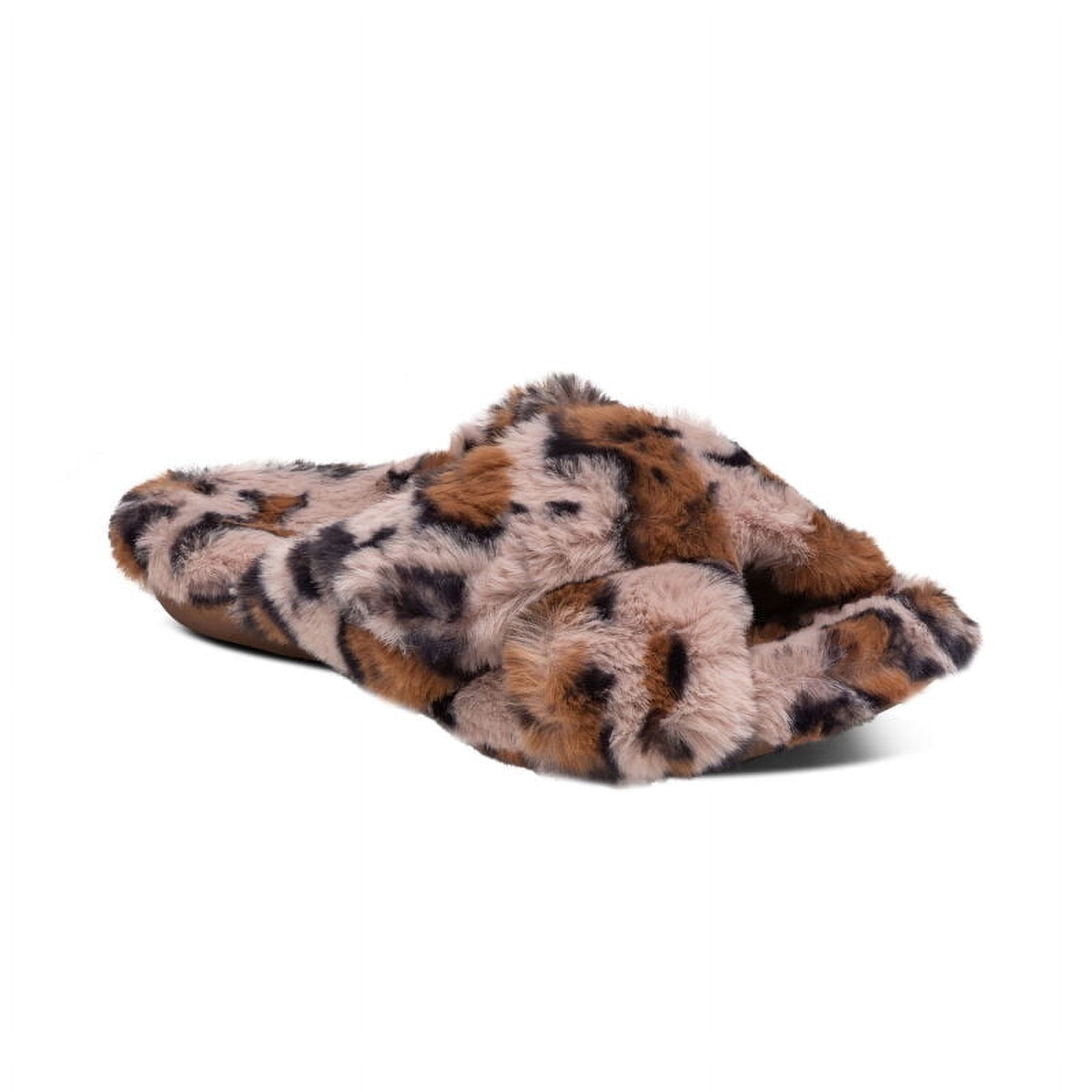 Penelope Adjustable Faux Fur Slippers - Walmart.com