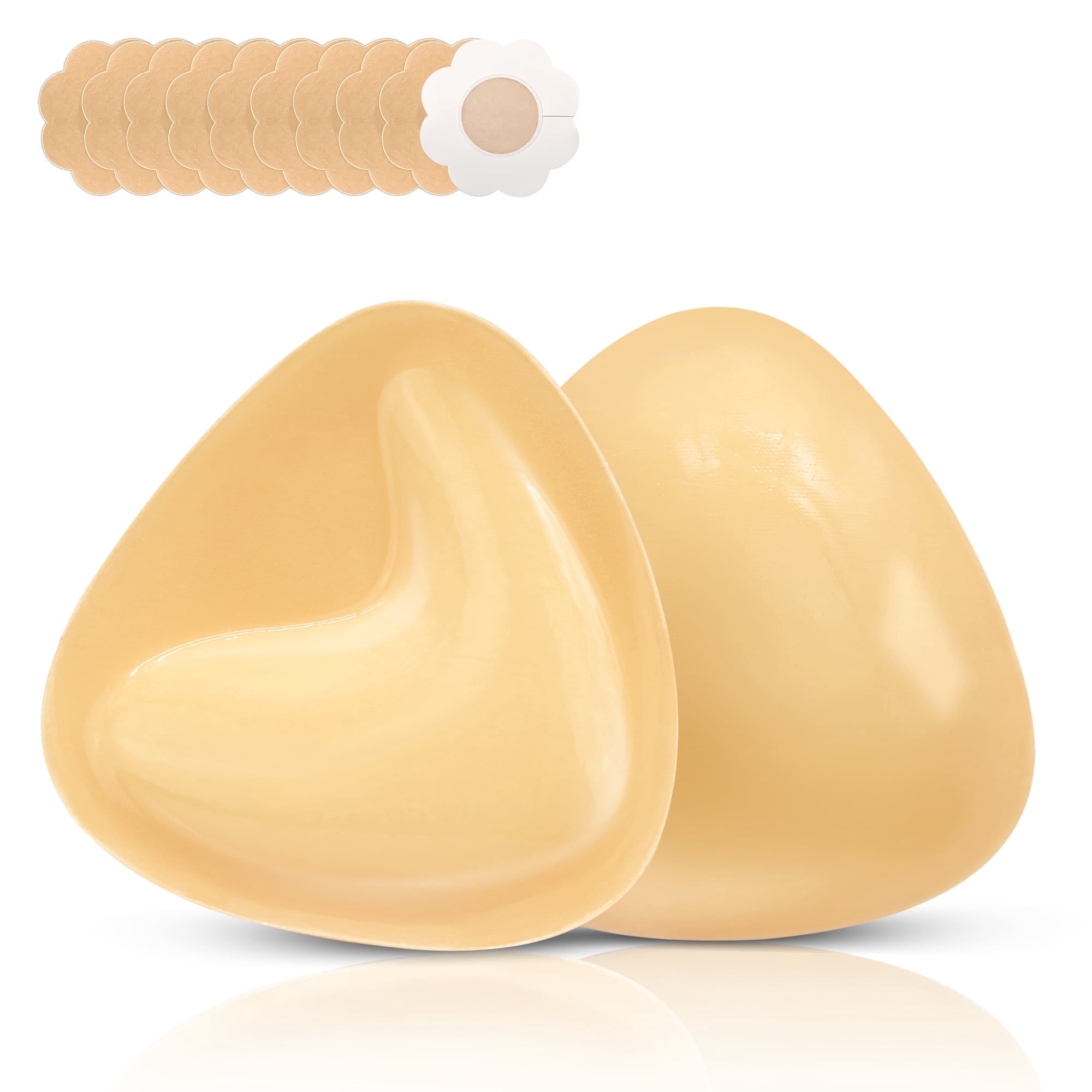 Aevumjoy Double-Sided Adhesive Inserts Ultra Push-Up Sticky Bra Pads ...