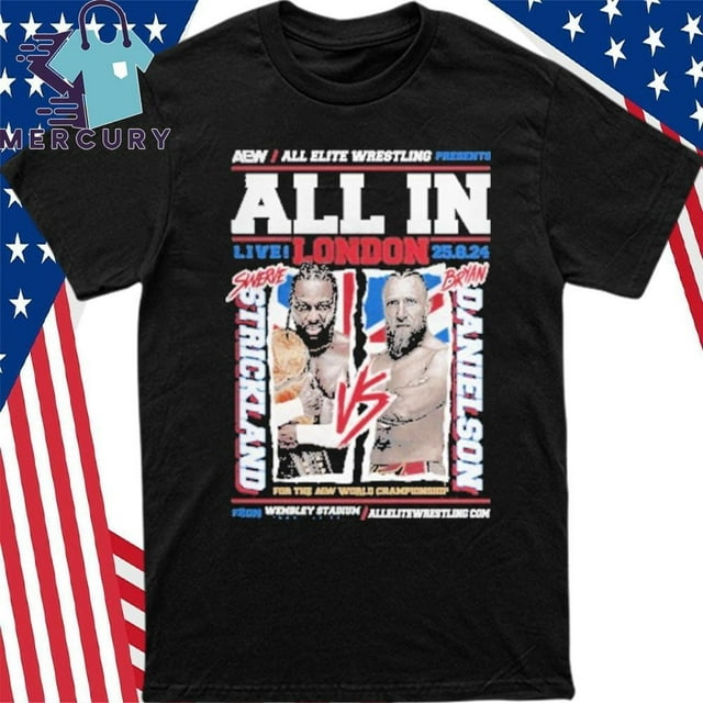 Aew All In 2024 Matchup Swerve Strickland Vs Bryan Danielson Shirt ... Aew All In 2024 Matchup Swerve Strickland Vs Bryan Danielson Shirt ...