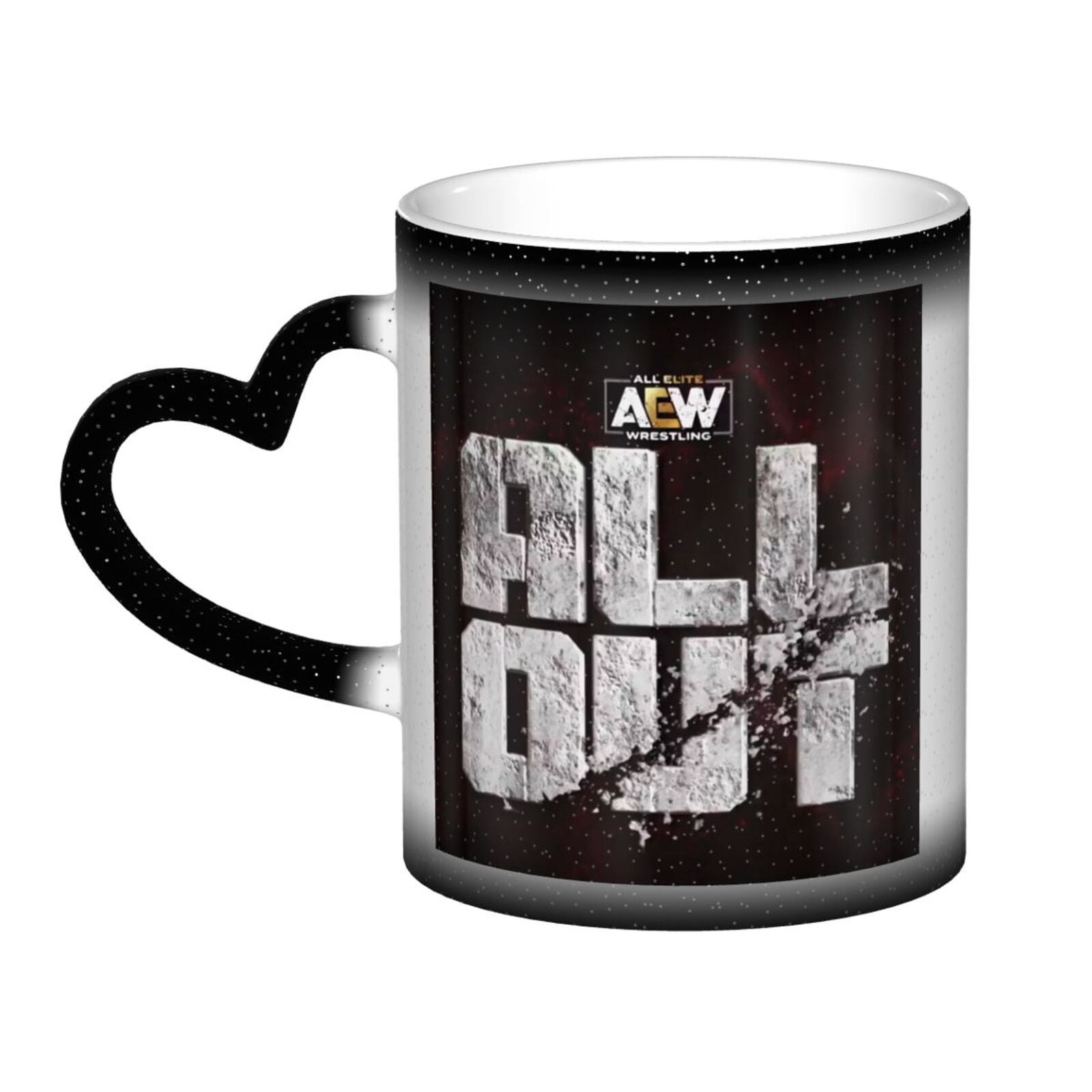 Aew All Out Mug Color Changing Coffee Mug Ceramic Heat Sensitive Colour ...