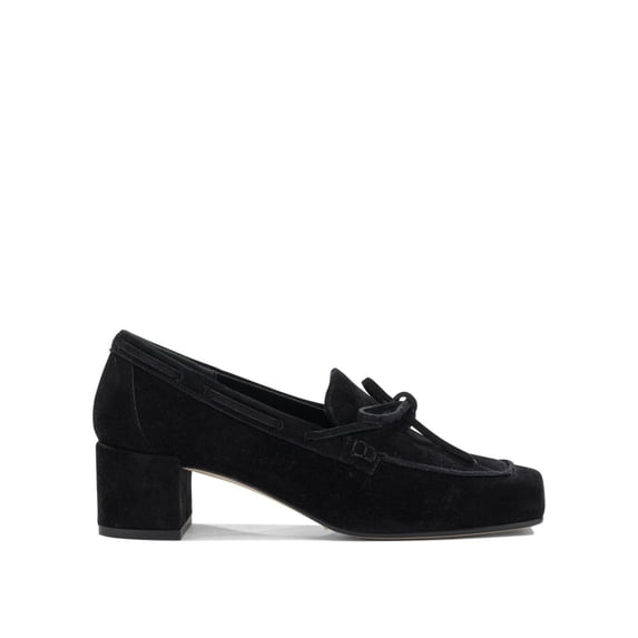 Aeydē Classic Block Heel Loafers Black (Women's) - Walmart.com