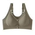 Aezemi Front Closure Bras for Women, Plus Size Full Cup Lingeries ...