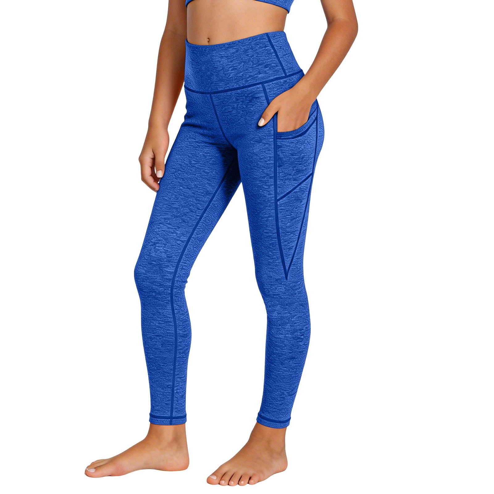 Aezemi Girls Sports Leggings High Waisted Yoga Pants Stretch Workout ...