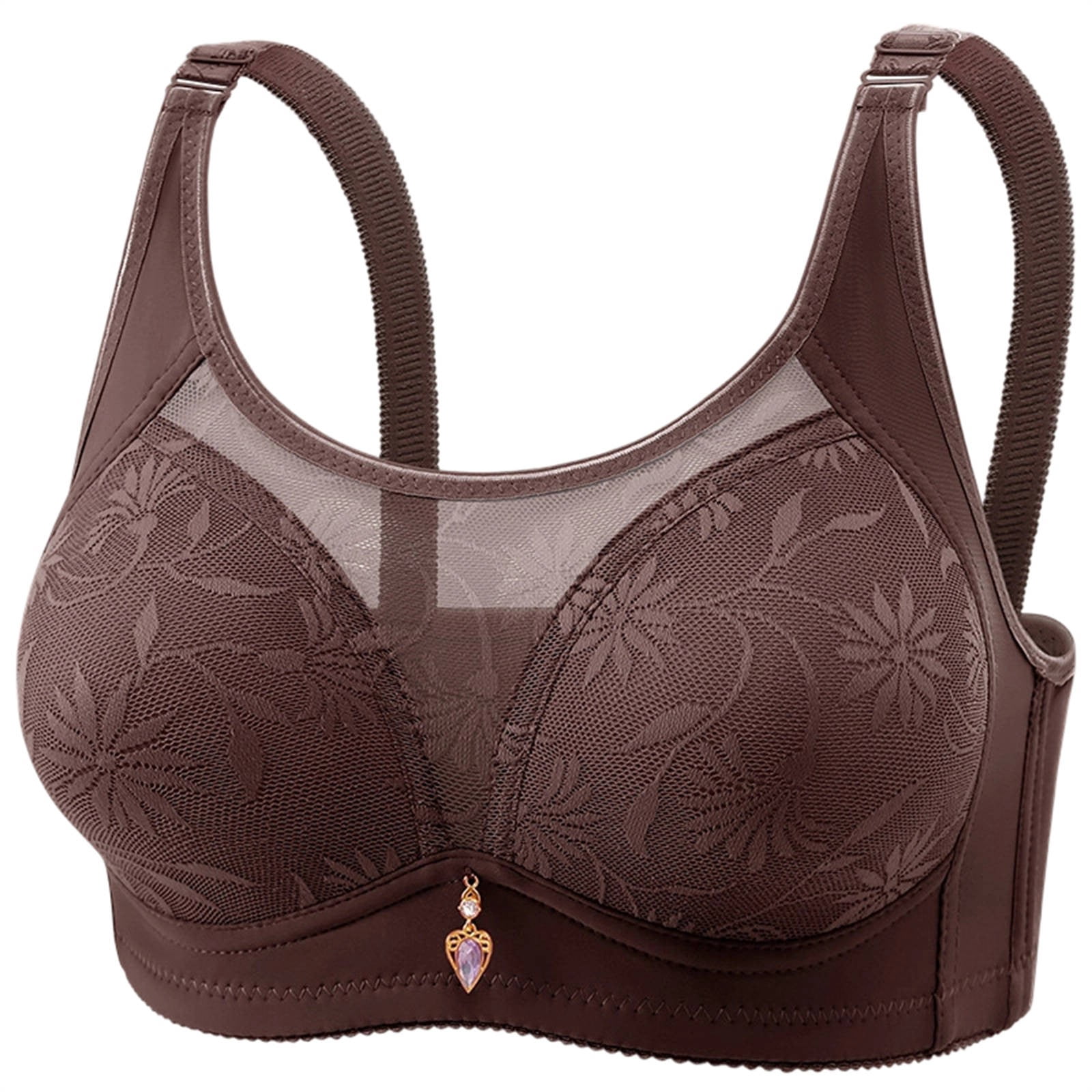 Aezemi Plus Size Everyday Bras for Women, Mesh Comfortable No Underwire ...