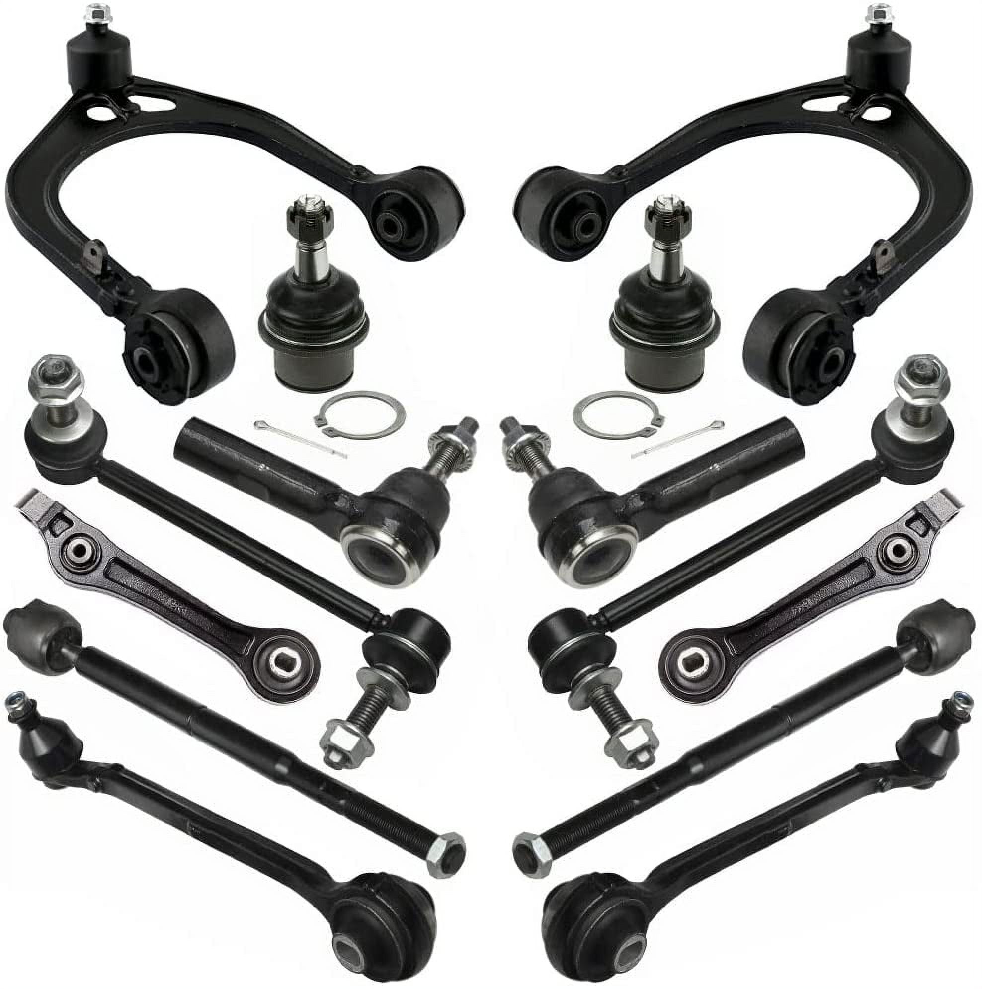 Afa Motors 14pc Front Upper and Lower Control Arm Suspension Kit Pre ...