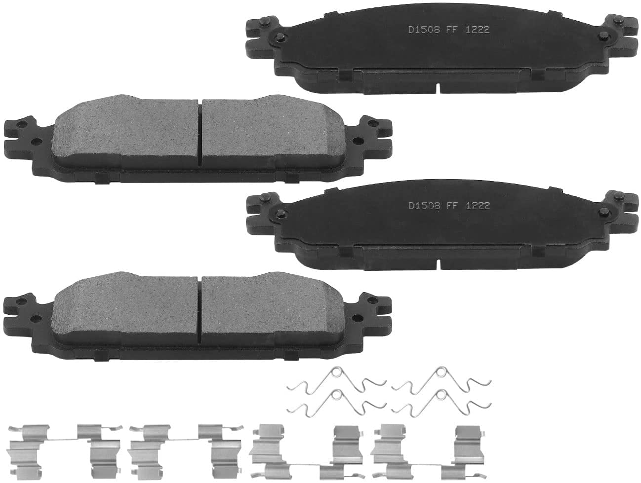 Afa Motors Front Brake Pads w/Hardware Kits Fits Ford Explorer Flex ...