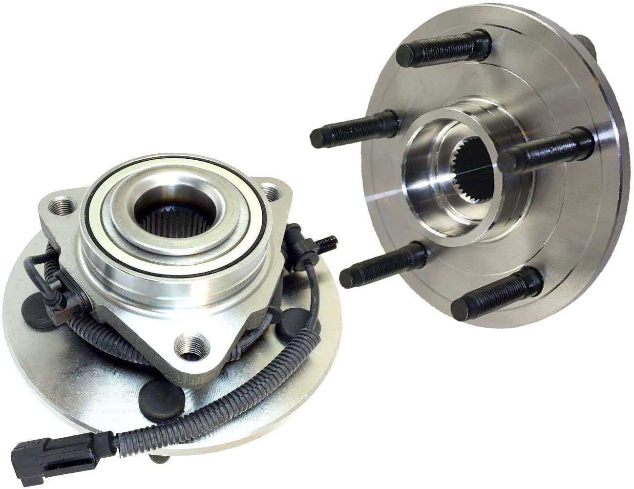 Afa Motors Front Wheel Bearing Hub Assembly w/ABS with 5 Lug Compatible ...