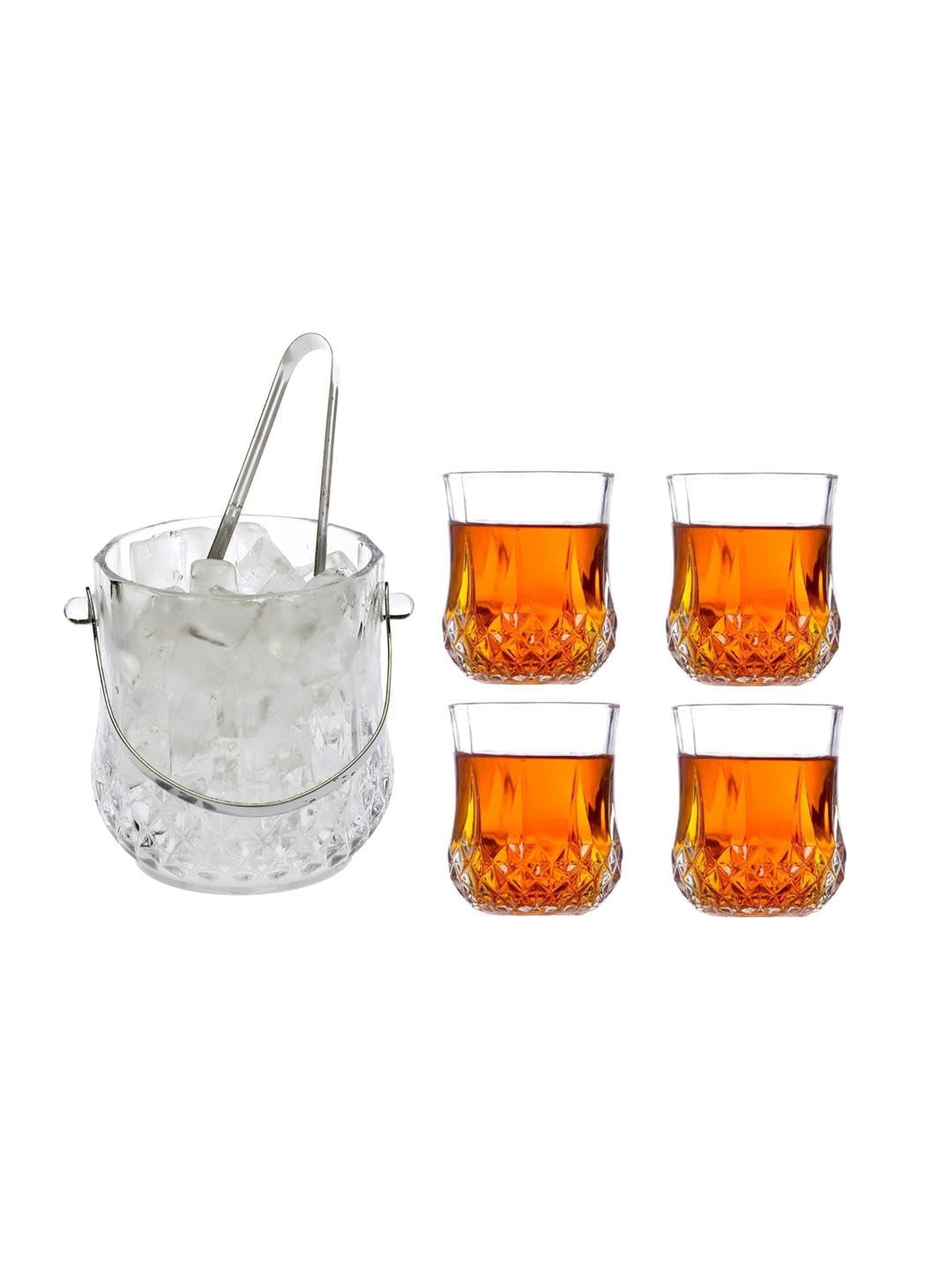Afast Exquisite Beverage Glass Serving Set with Featuring Elegant 1 Ice ...