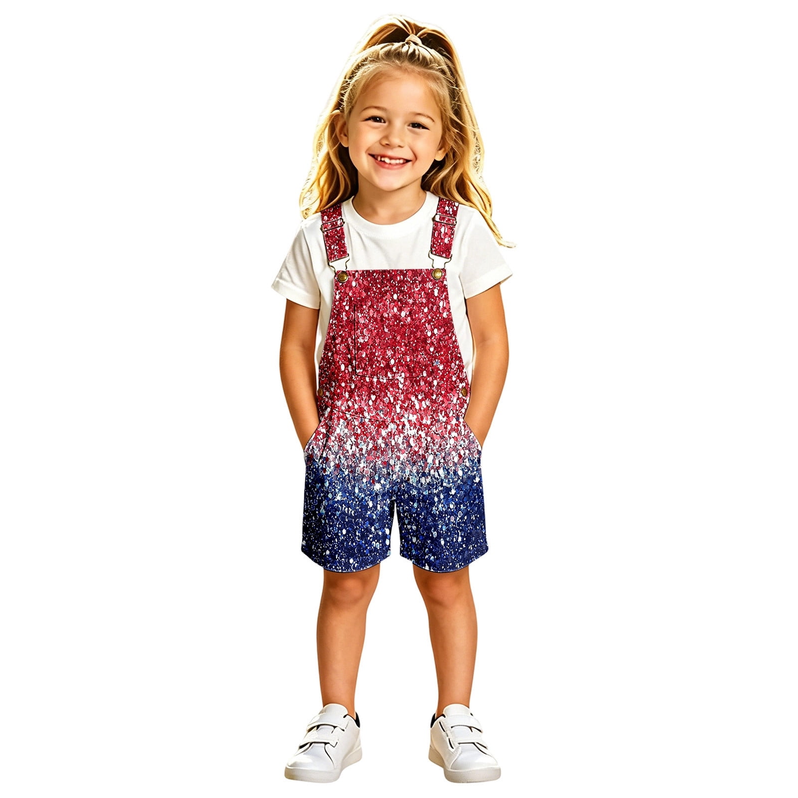 Afdoent 4Th Of July Kids Overalls Plus Size Jumpsuit For Casual Unisex ...