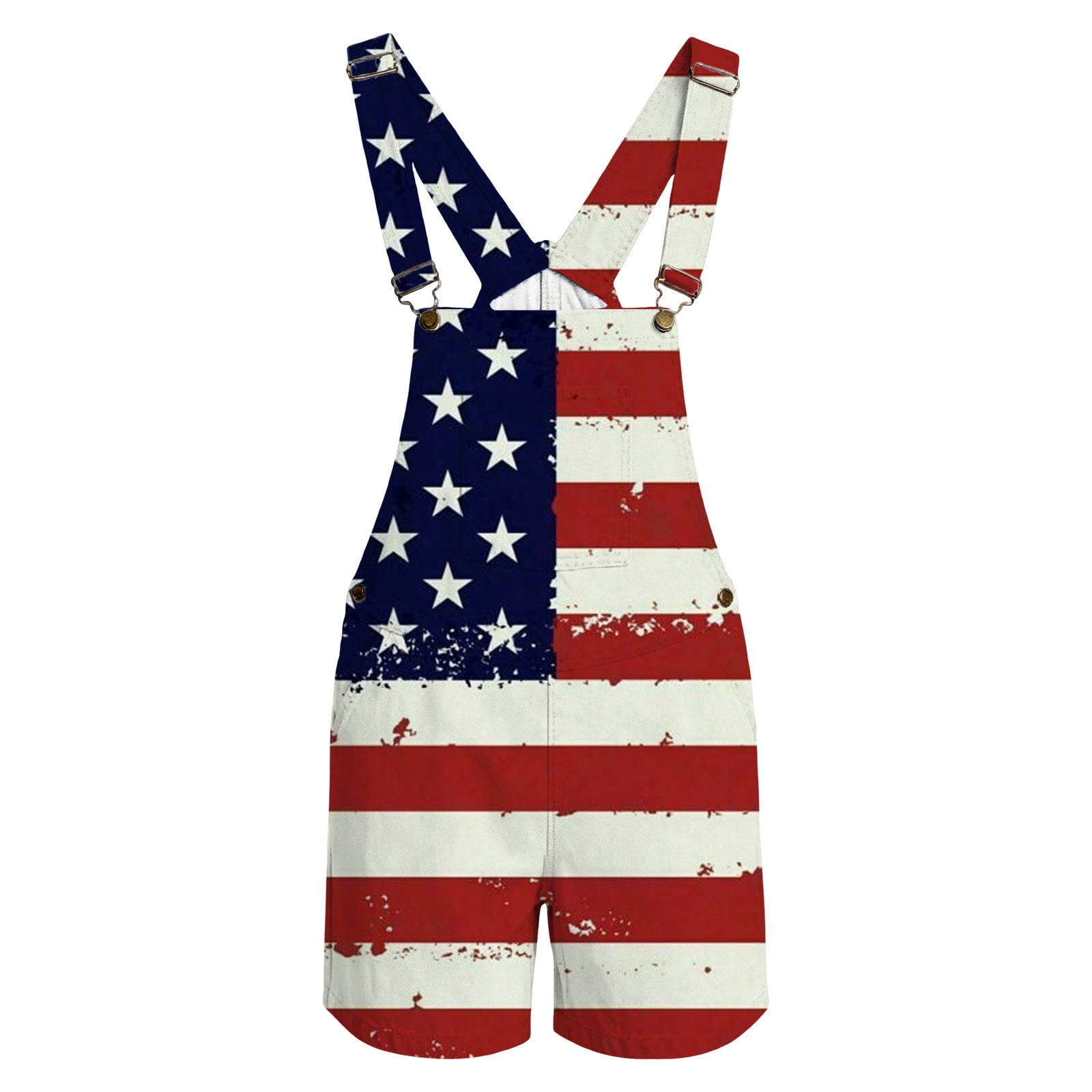 Afdoent 4Th Of July Kids Overalls Independence Day Print Overalls ...