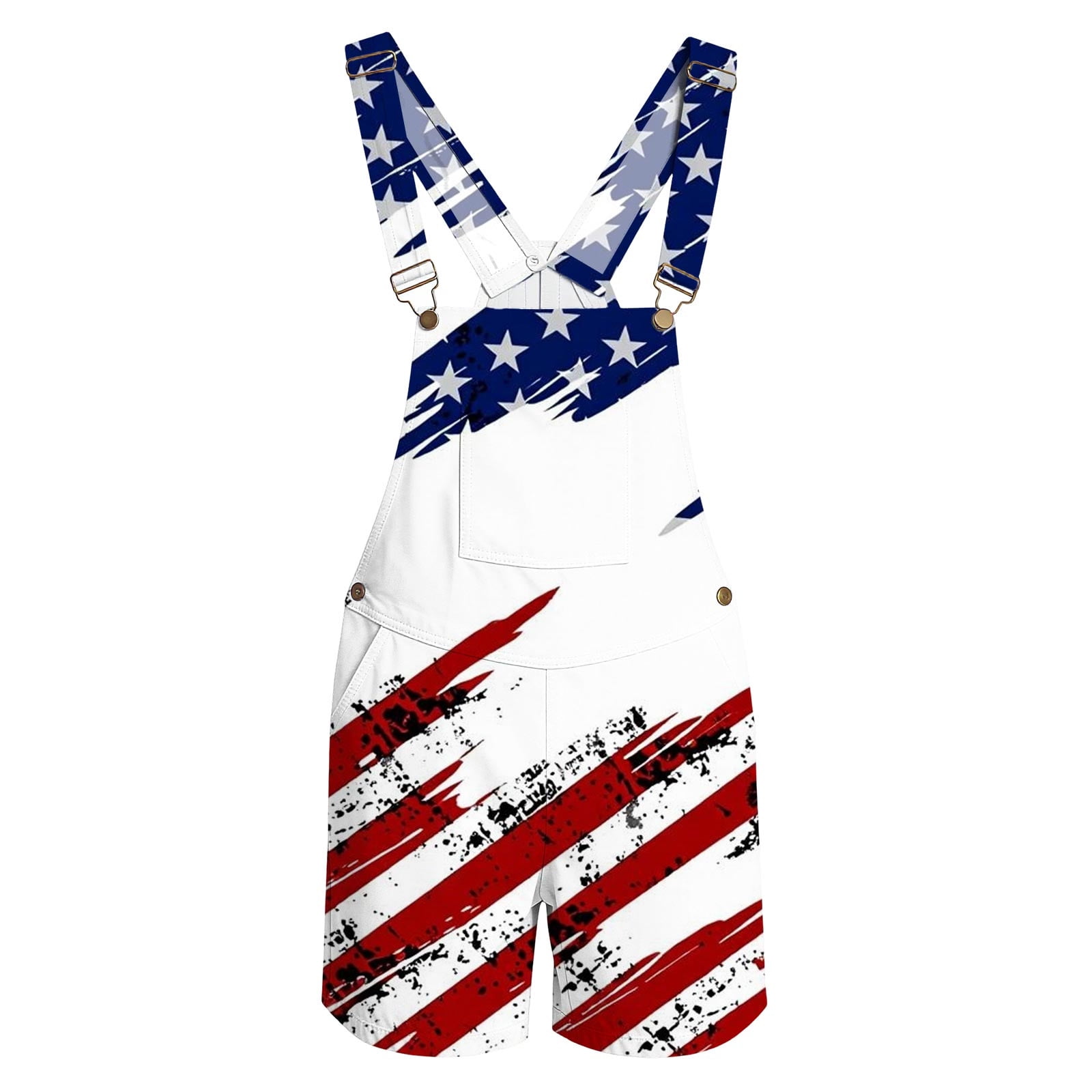 Afdoent 4Th Of July Kids Overalls Independence Day Print Patriotic ...