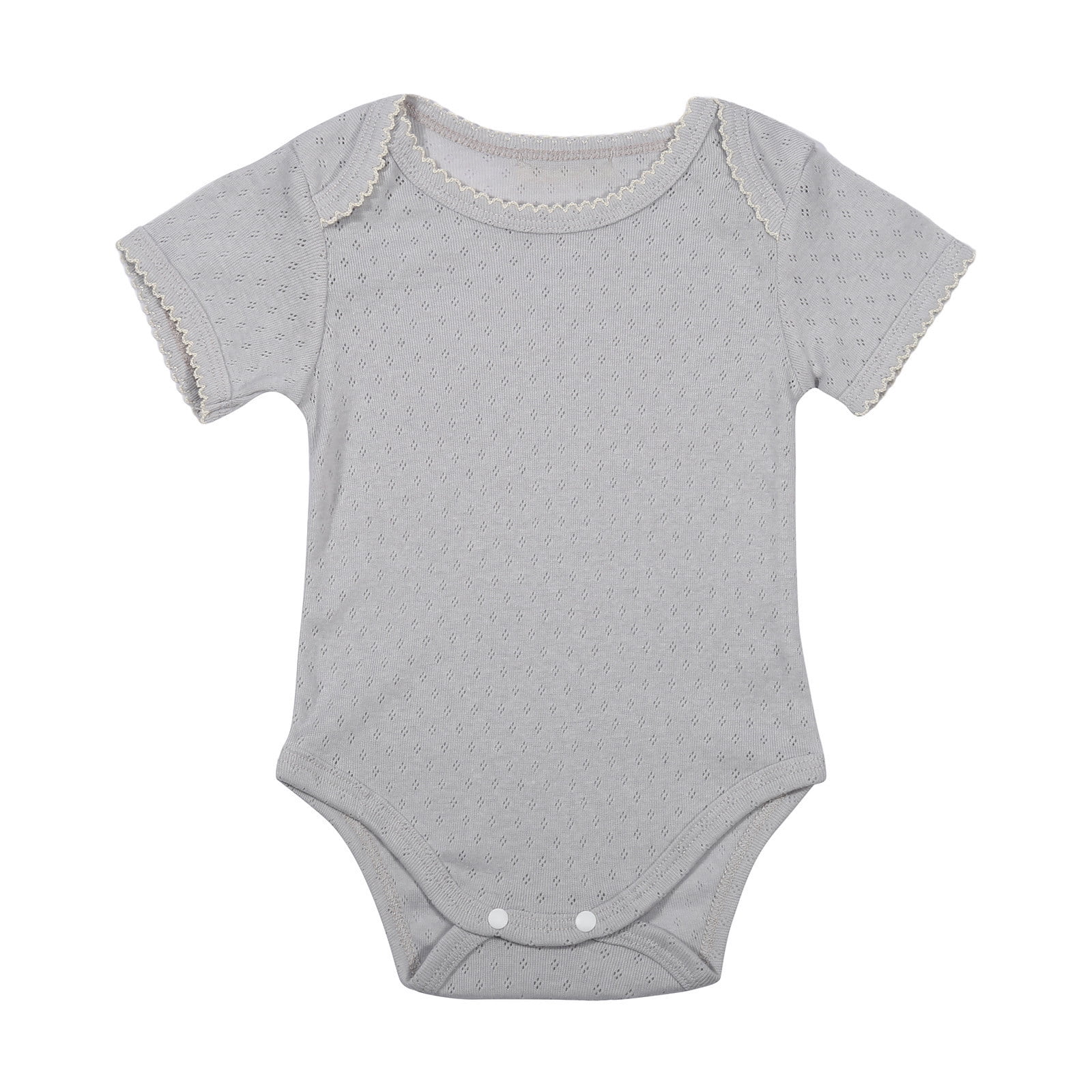 Afdoent Baby Bodysuit Romper Summer Newborn Outfit Breathable Short ...