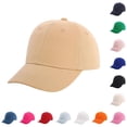 Afdoent Baseball Cap For Boys Girls Kids Solid Color Baseball Caps Sun ...