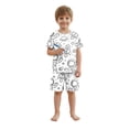 Afdoent Boys Clothing Sets Cartoon Doodle Print Short Sleeve T-Shirt ...