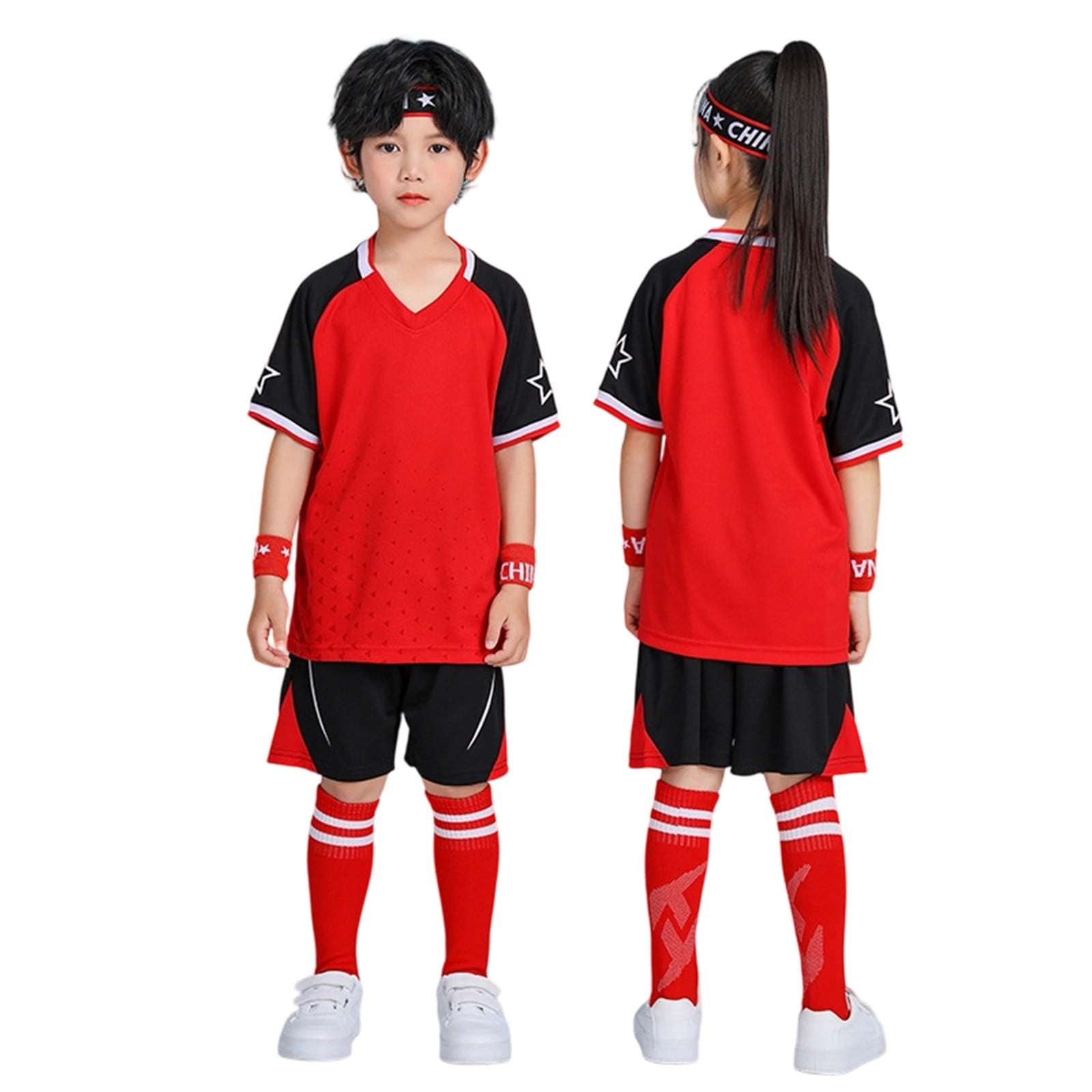 Afdoent Boys Clothing Sets Children's Football Sports Quick Drying ...