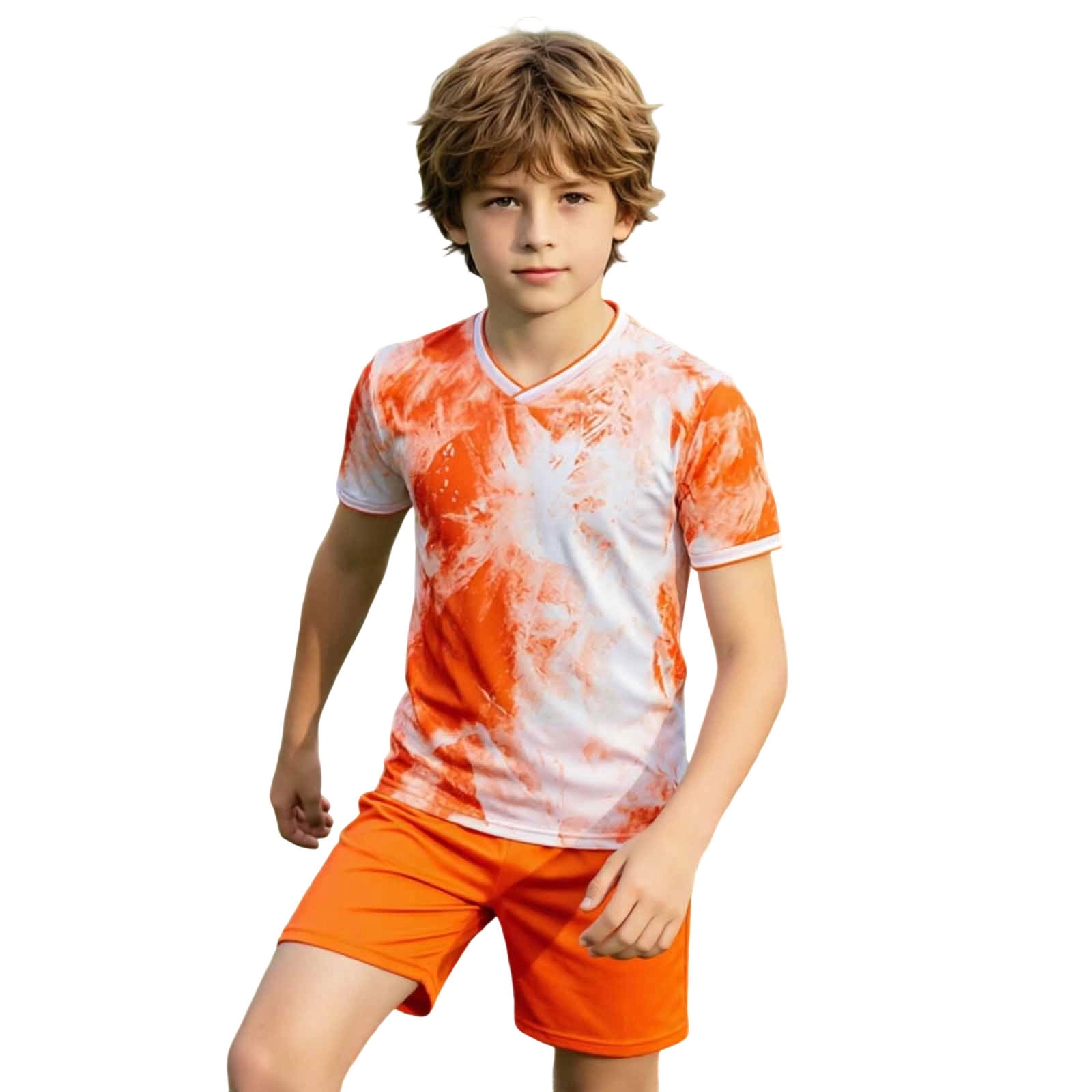 Afdoent Boys Clothing Sets Children's Football Sports Quick Drying ...