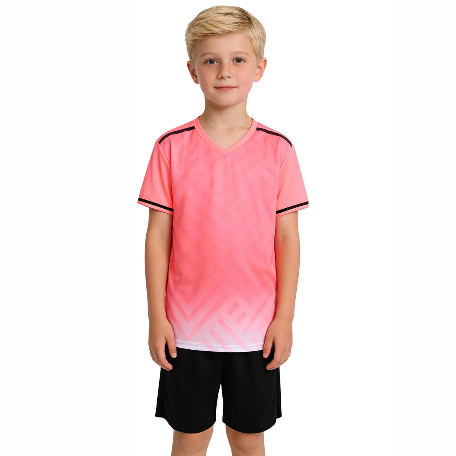 Afdoent Boys Clothing Sets Children's Gradient Short Sleeve T-Shirt And ...