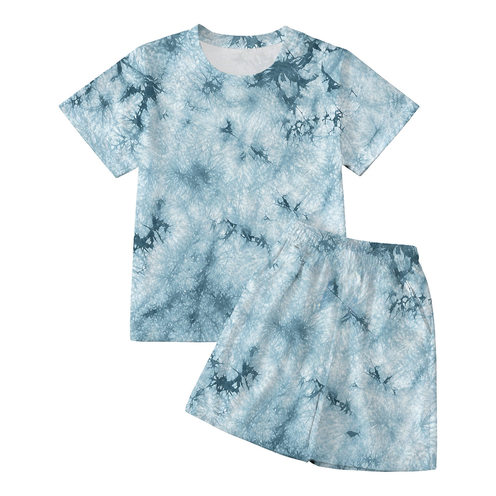 Afdoent Boys Clothing Sets Colorful Tie Dye Graphic Boys Short Sleeve ...