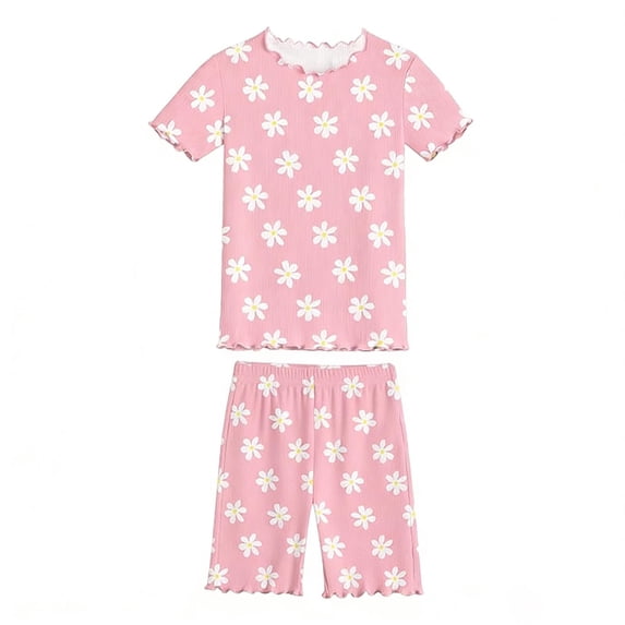 Afdoent Boys Clothing Sets Kids Casual Outfits 2 Piece Cute Print Short ...