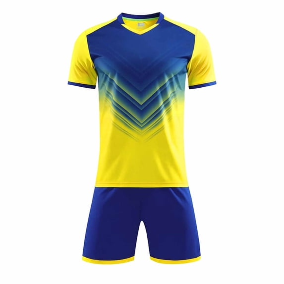 Afdoent Boys Clothing Sets Kids Gradient Triangle Design Short Sleeve ...