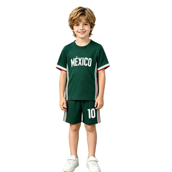 Afdoent Boys Clothing Sets Kids Short Sleeve T-Shirt And Shorts Two ...