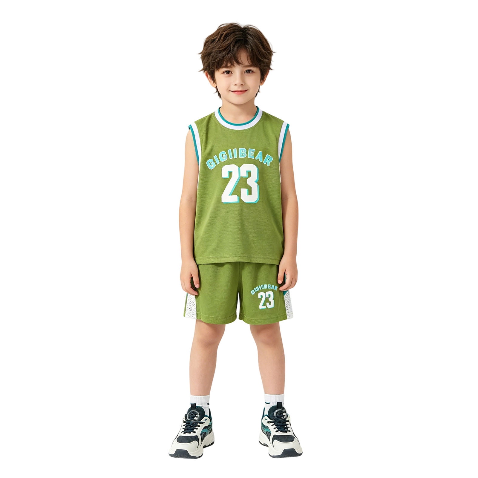 Afdoent Boys Clothing Sets Kids Summer Vest Tank Top Sporty Two Piece ...