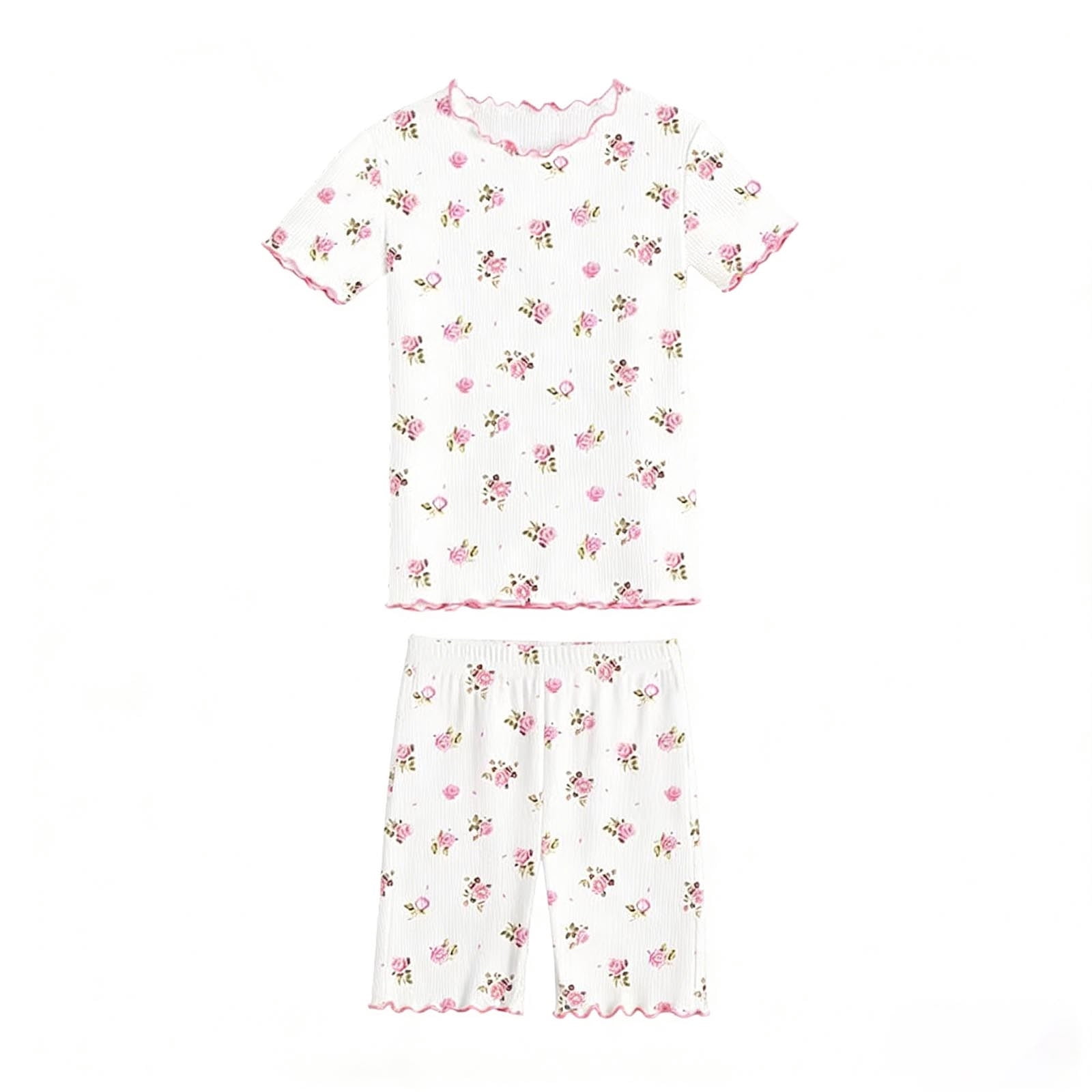 Afdoent Boys Clothing Sets Stylish And Comfortable Floral Print Short ...