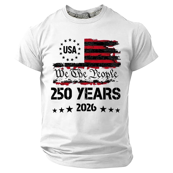 Afdoent Boys T Shirts 250 Years Patriotic Independence Day Comfortable ...