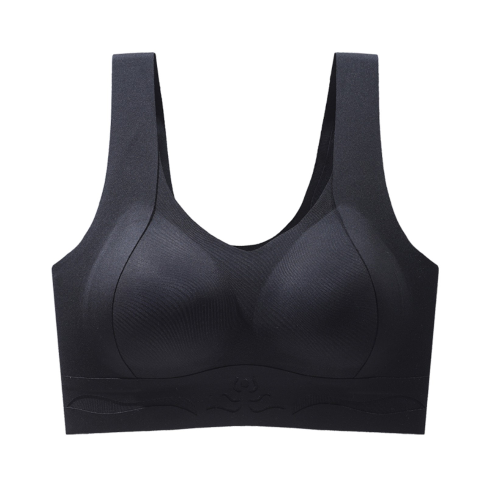 Afdoent Bras For Women Fixed Cup Front Buckle Underwear Plus Size Bra ...