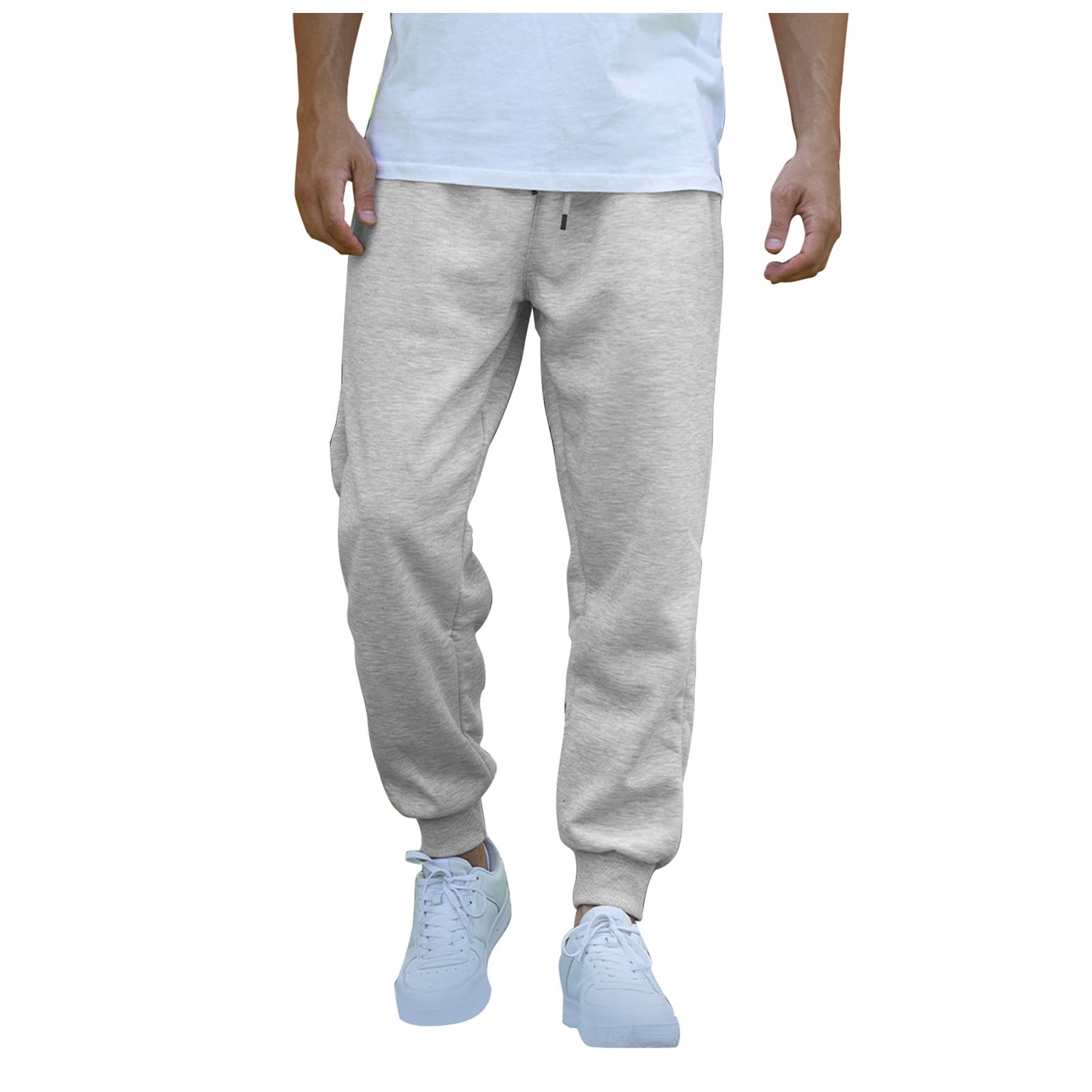 Afdoent Casual Pants For Men Sports Training Jogging Pants With Pockets ...