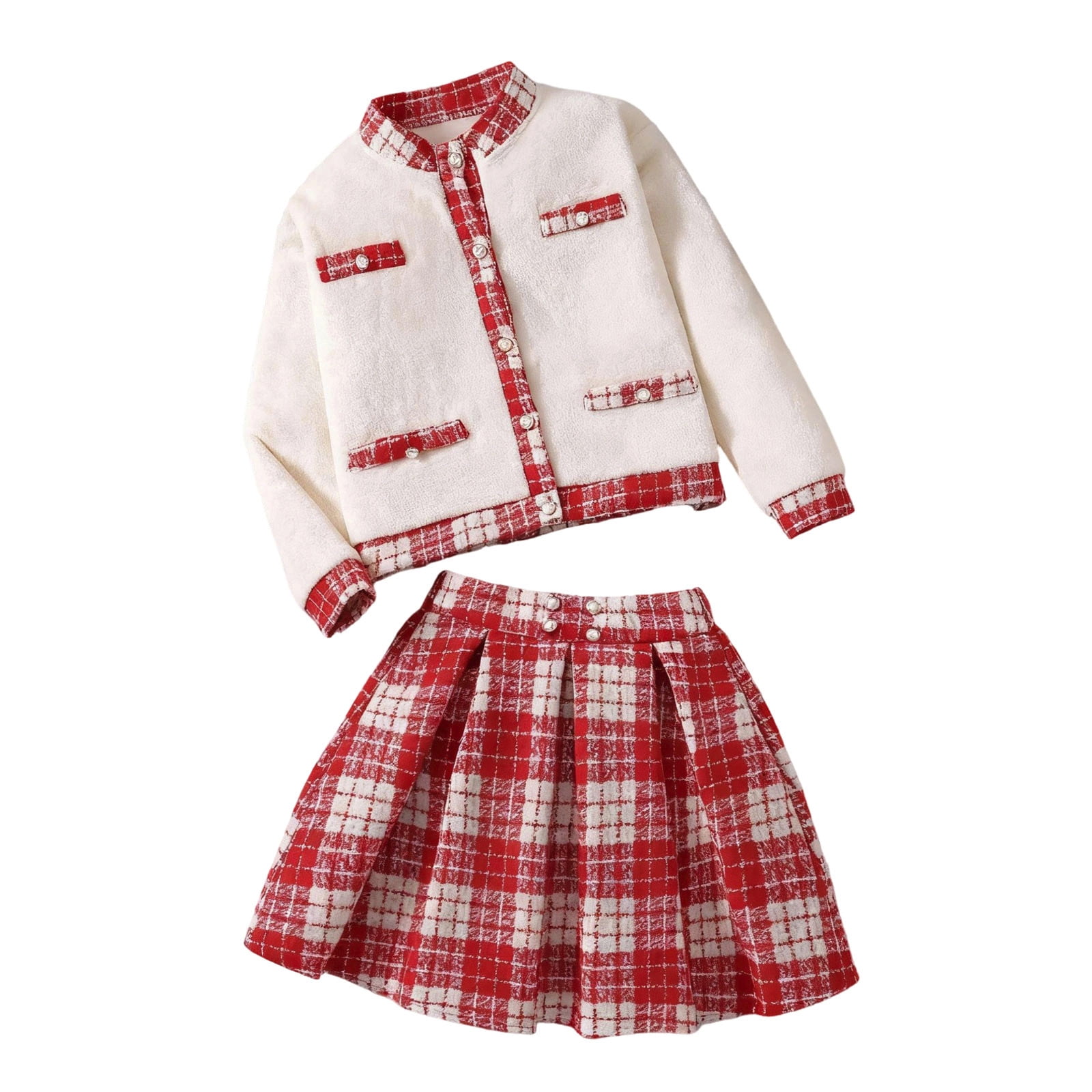 Afdoent Fashion Clothing Sets Christmas Girls Holiday Dress Elegant ...