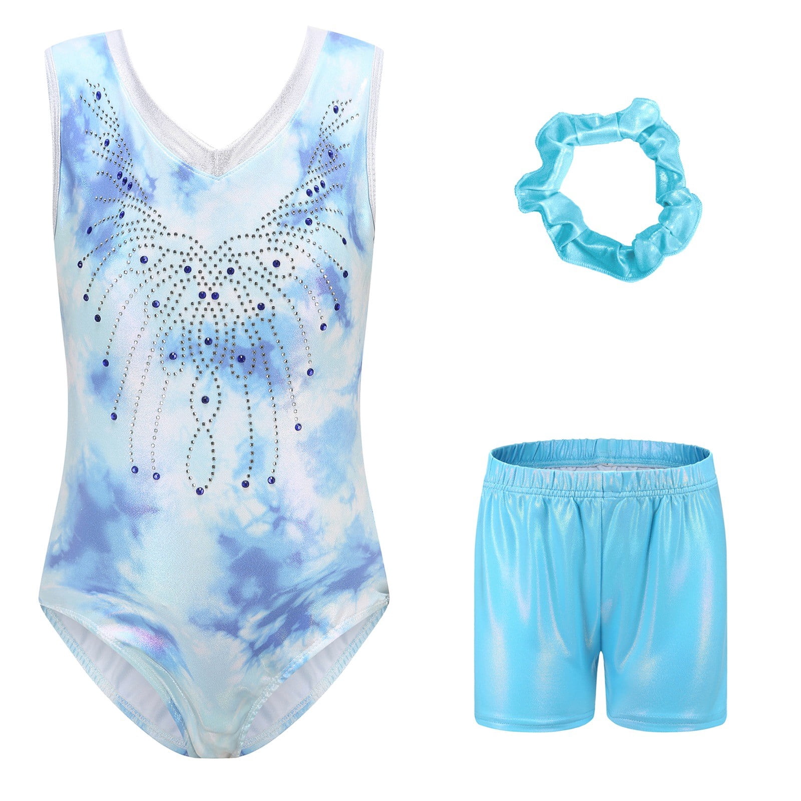 Afdoent Fashion Clothing Sets Girls 3 Piece Gymnastics Outfit Long ...