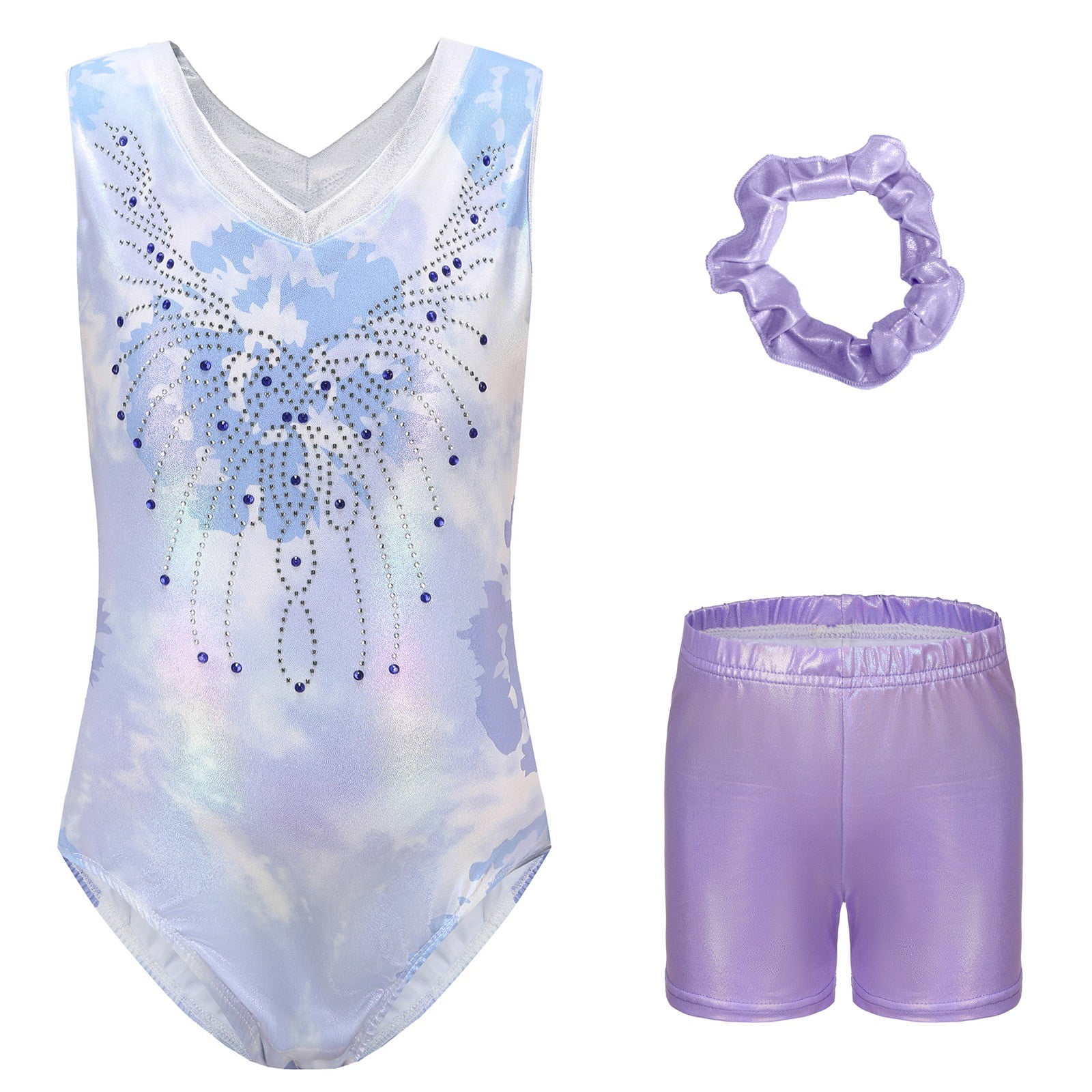 Afdoent Fashion Clothing Sets Girls 3 Piece Gymnastics Outfit Long ...