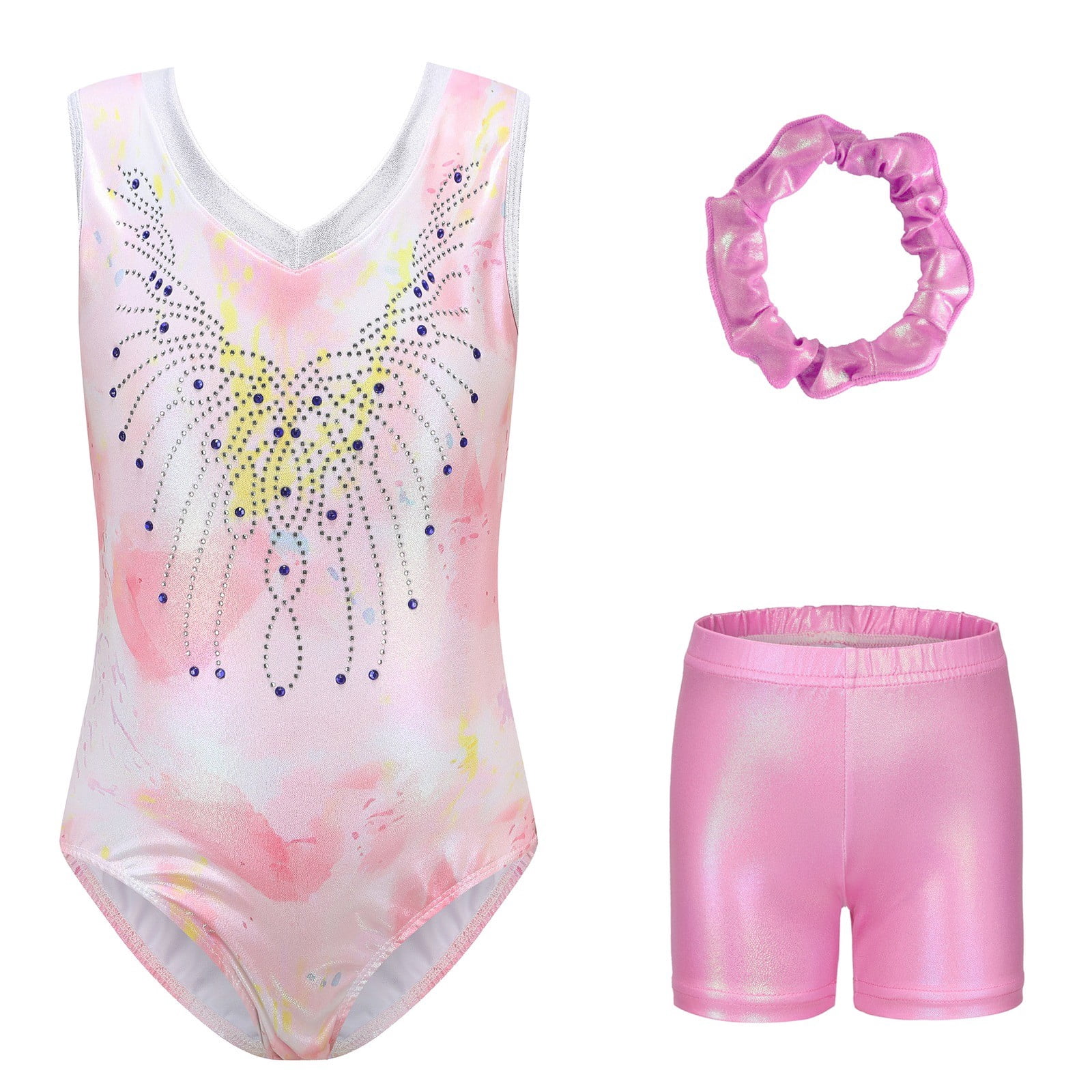 Afdoent Fashion Clothing Sets Girls 3 Piece Gymnastics Outfit Long ...