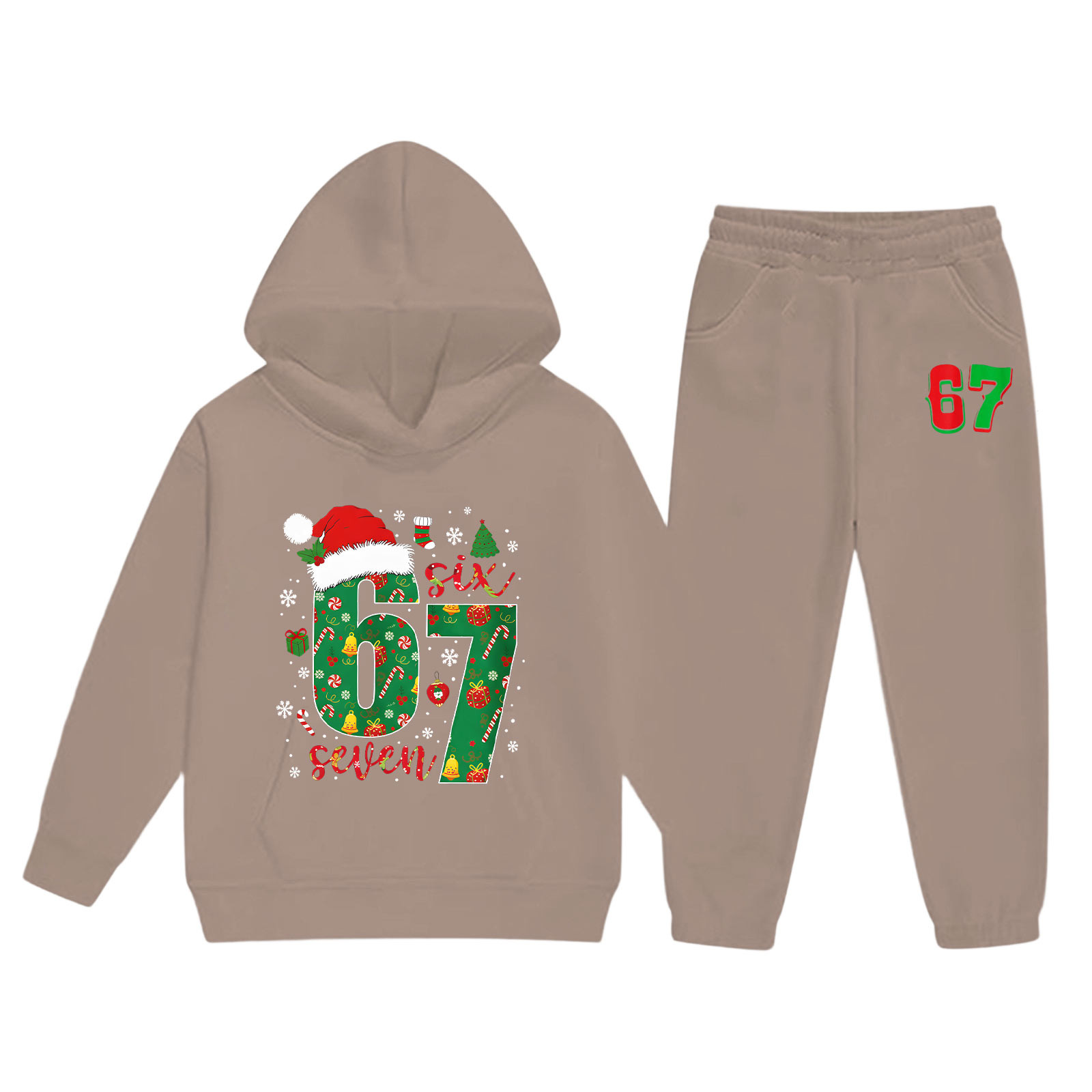 Afdoent Fashion Clothing Sets Girls Tracksuit Christmas Winter Warm 67 ...