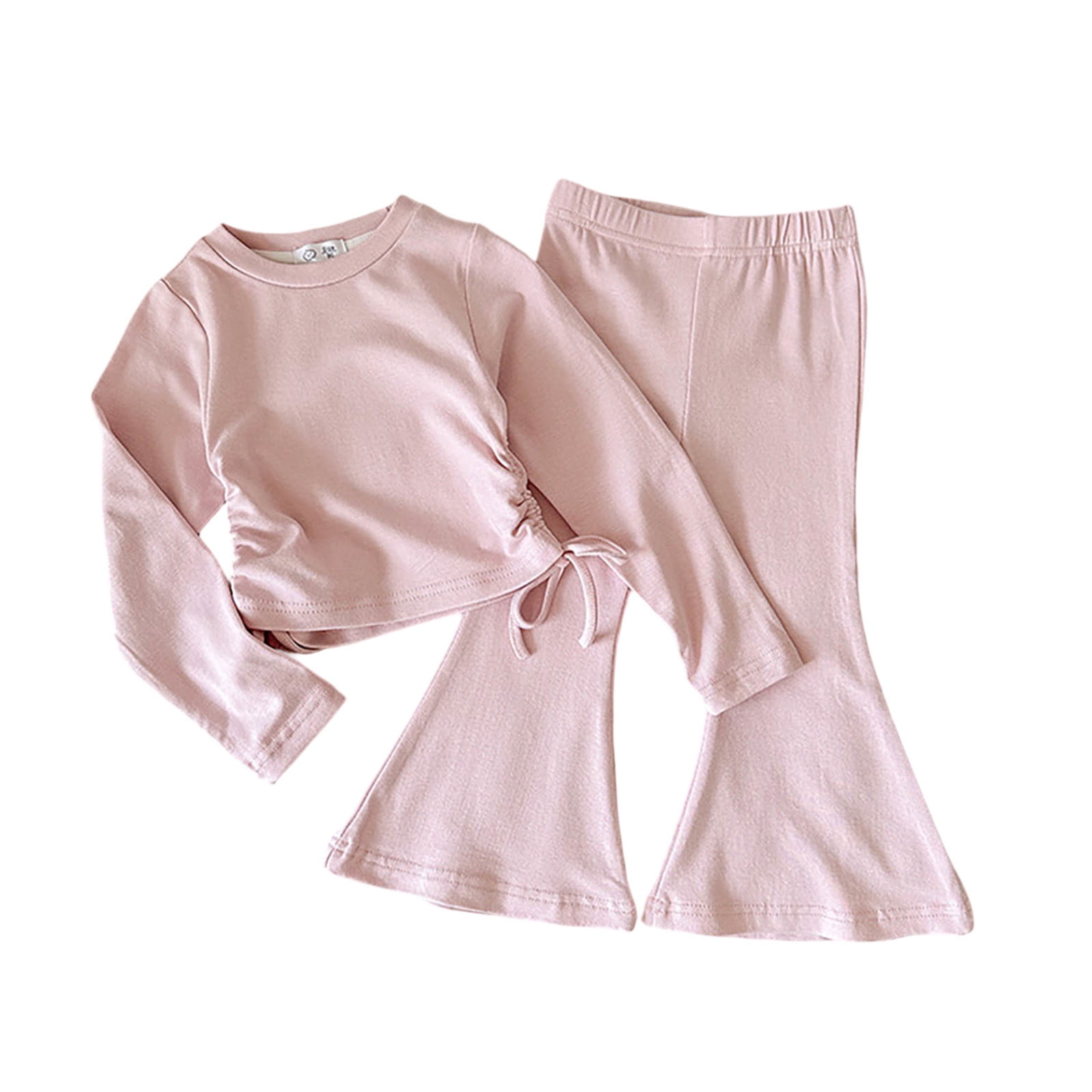 Afdoent Girls 2 Piece Outfits Toddler Fall Outfits For Girl Boy Long ...